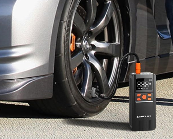 ACMOUNT 5000mAh Cordless Tire Inflator Portable Air Compressor (C10)